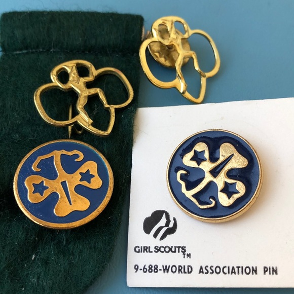 Accessories | Vintage Boy Girl Cub Scouts Pin Lot | Poshmark